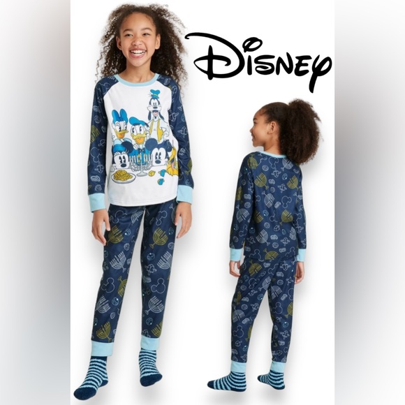 Disney | Pajamas | New Girlsboys 3pc Disney Mickie Mouse And Friends ...